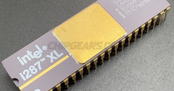 Intel C80287XL Processor 287 Math Coprocessor FPU Ceramic DIP40 12.5MHz ...